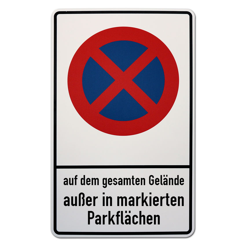 Halteverbotsschild mit Wunschtext - Schilder online kaufen