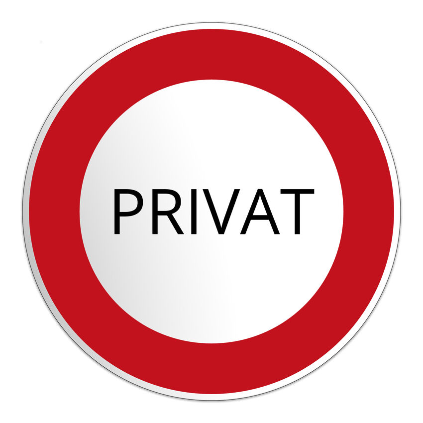 Verkehrsschild rund mit Wunschtext - Schilder online kaufen