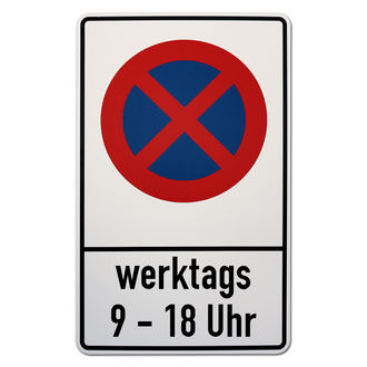 Halteverbotsschild mit Wunschtext - Schilder online kaufen
