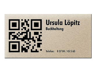 QR-Code Türschild aus Aluminium - Schilder online kaufen