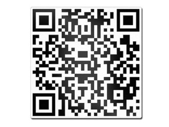 Quadratisches Aluminiumschild mit QR-Code - weiß - Schilder online kaufen